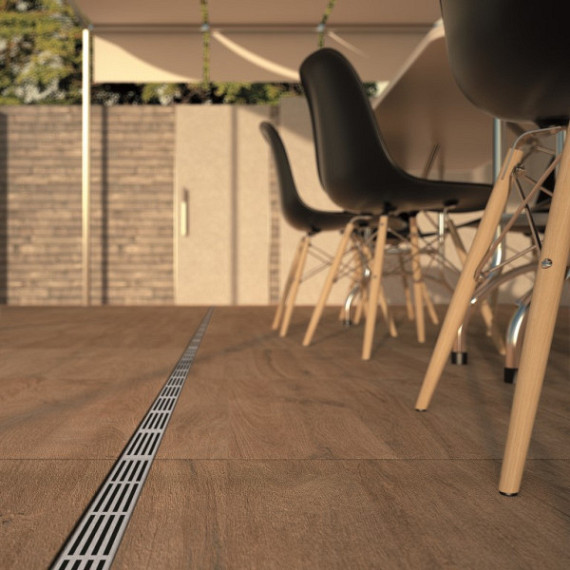 ACO SlimLine goot incl. aluminium gootrooster | Nieuwenhuis Buitenleven