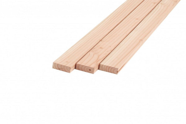 Douglas latten geschaafd met ronde hoeken 18x45mm - lengte 400cm ...