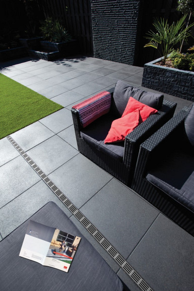 ACO SlimLine goot incl. aluminium gootrooster | Nieuwenhuis Buitenleven